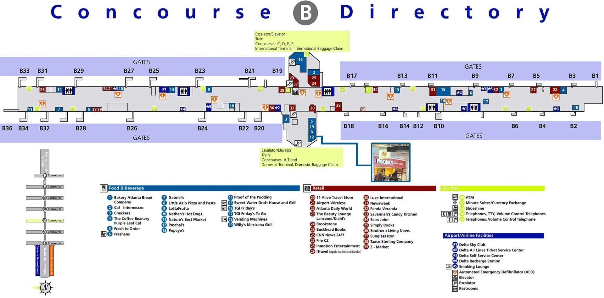Paschal's Concessions International | Airport Food & Beverage Concessions